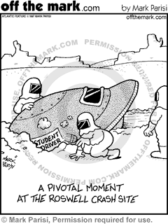 Roswell Cartoons | Witty off the mark comics by Mark Parisi
