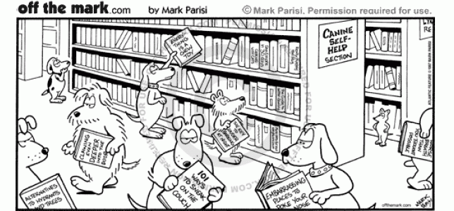 Dog Self Help - off the mark cartoons