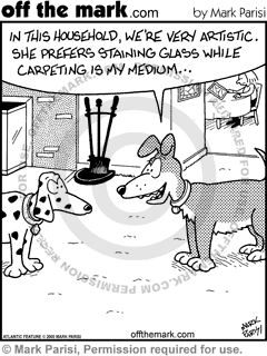 Staining Cartoons | Witty off the mark comics by Mark Parisi