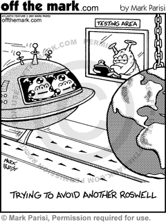 Roswell Cartoons | Witty off the mark comics by Mark Parisi