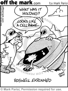 Roswell Cartoons | Witty off the mark comics by Mark Parisi