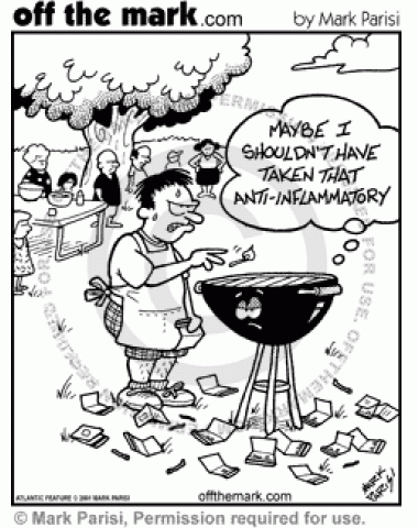 Grill Anti-Inflammatory - off the mark cartoons