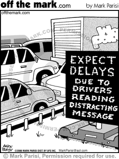 Traffic jam Cartoons | Witty off the mark comics by Mark Parisi