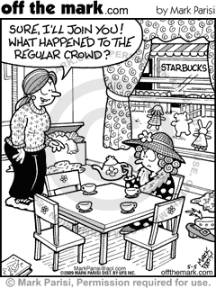 Tea party Cartoons | Witty off the mark comics by Mark Parisi