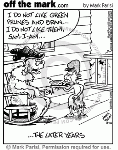 Sam I Am Aging - off the mark cartoons