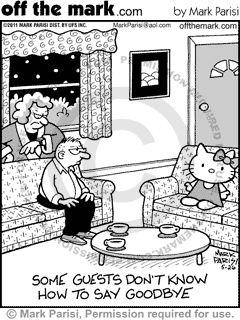 Goodbye Cartoons | Witty off the mark comics by Mark Parisi